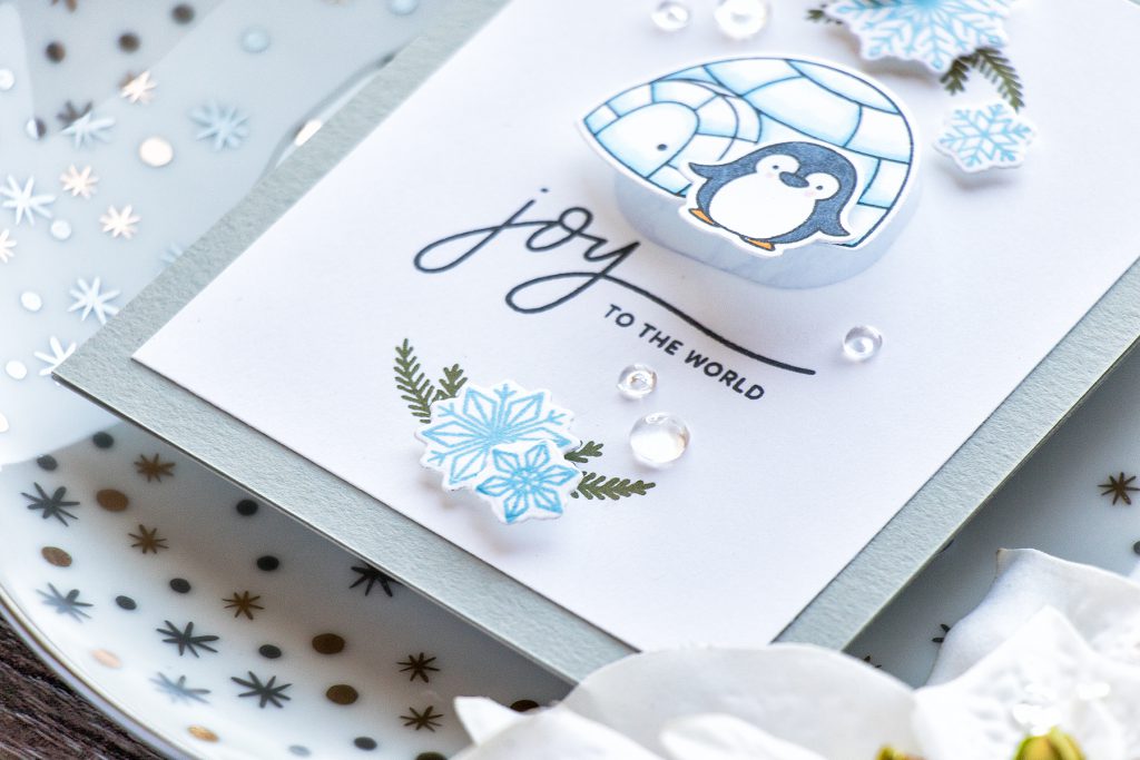 Pretty Pink Posh | Wobble Spring Holiday Card | Yana Smakula