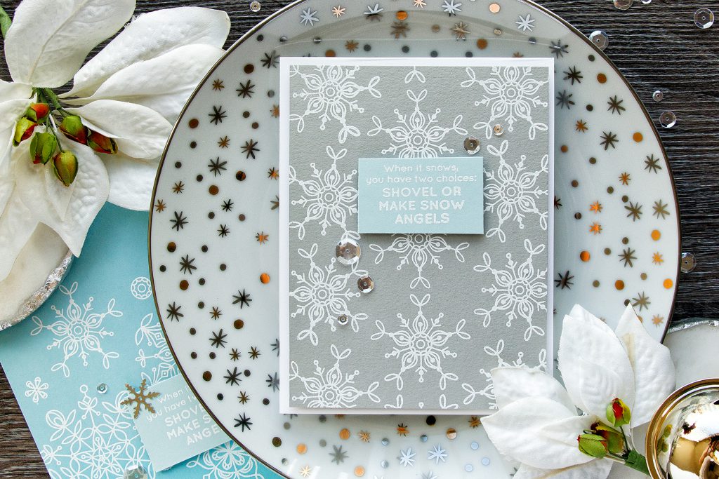 Simon Says Stamp | Snow Angel Card – January 2017 Card Kit | Yana Smakula