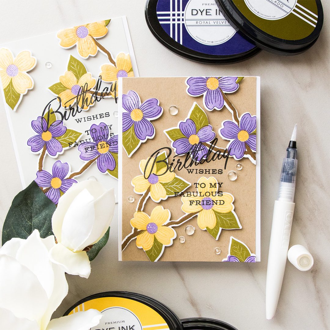 Papertrey Ink | Spring Birthday Card Ideas. Video | Yana Smakula