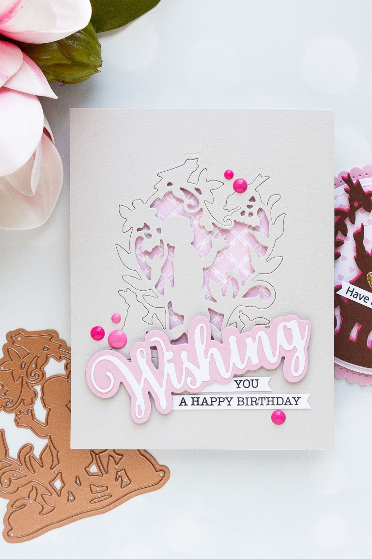 Spellbinders | Easy Die Cut Silhouette Card Ideas | Yana Smakula