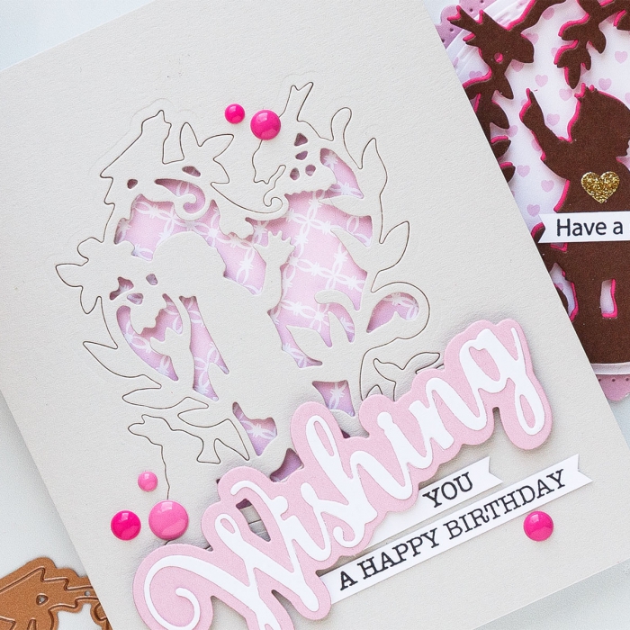 Spellbinders | Easy Die Cut Silhouette Card Ideas | Yana Smakula