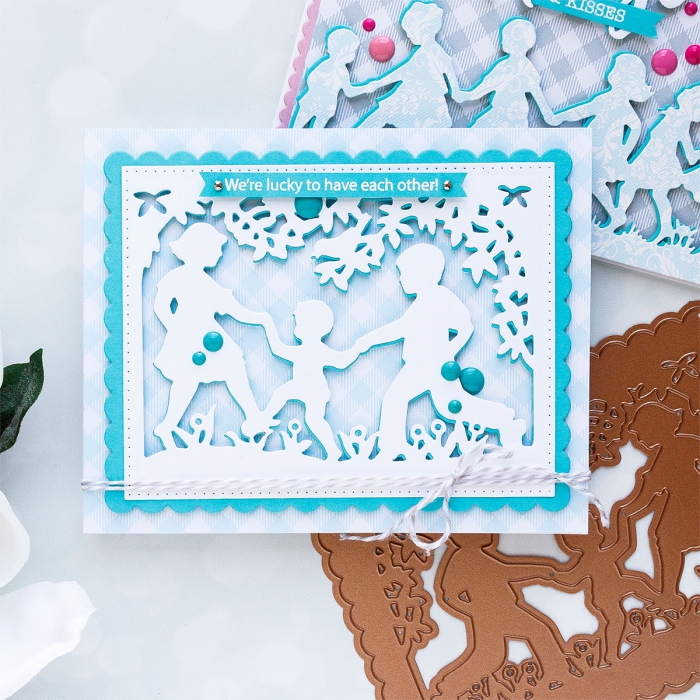 Spellbinders | Easy Die Cut Silhouette Card Ideas | Yana Smakula