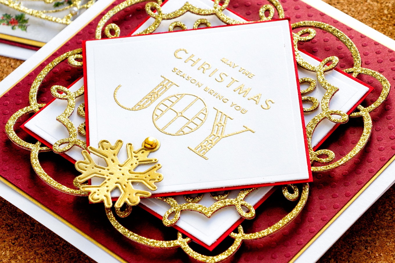 Spellbinders | Christmas Joy Card. As Seen in Die-cutting Essentials ...
