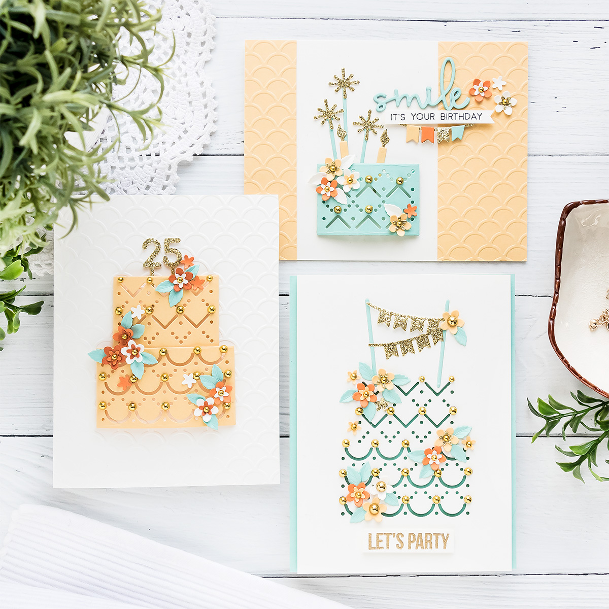 Die-cut Birthday Card Ideas | Spellbinders Large Die of the Month ...