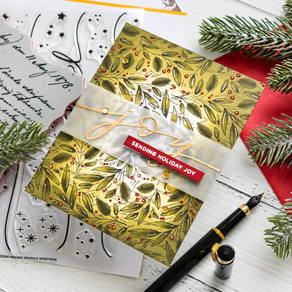 Simon Says Stamp | Sending Holiday Joy Christmas Greeting Card | Yana ...