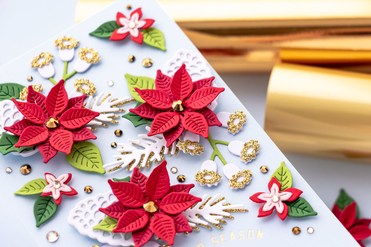 Spellbinders | It’s a Christmas Season – Christmas Blooms Mini Slimline ...