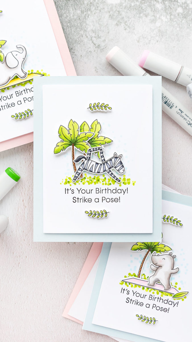 yana-smakula-2021-MFT-Stike-a-Pose-Birthday-Cards-4IG | Yana Smakula