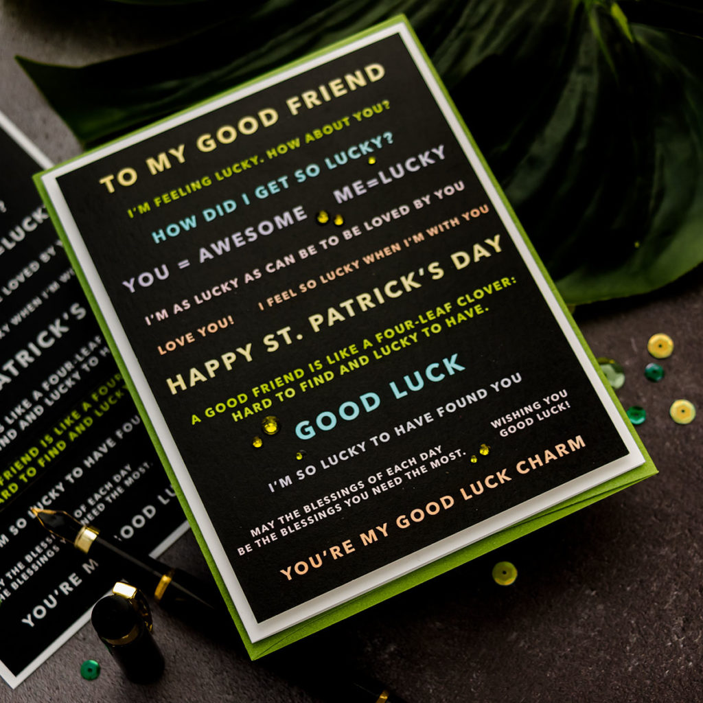 Simon Says Stamp | Simplistic Good Luck Card + Ways to Help | Yana Smakula