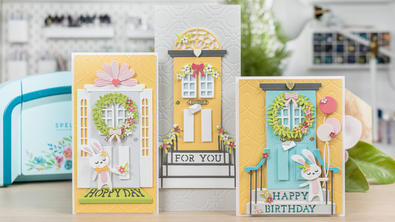 Spellbinders Open House Cards | Yana Smakula