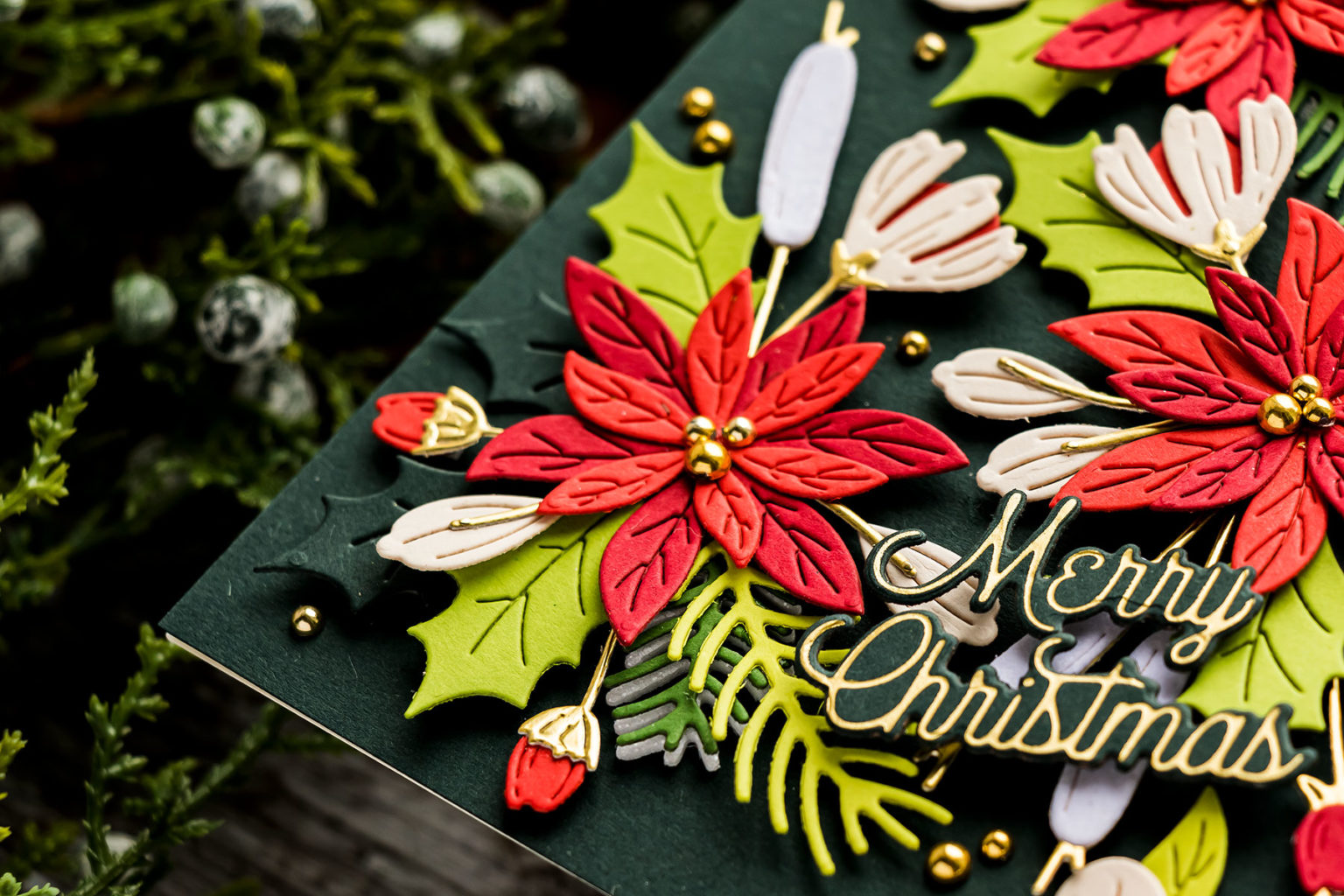 Spellbinders | UK Website Launch Celebration – Holiday Blooms Card ...