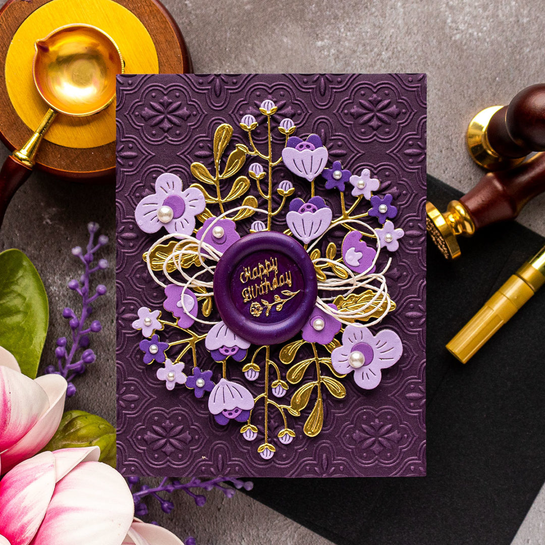 Monochromatic Color Scheme Cards + More on Wax Seals. Video | Yana Smakula