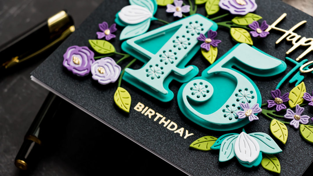 Spellbinders | Personalized Stitched Numbers Birthday Cards. Video ...