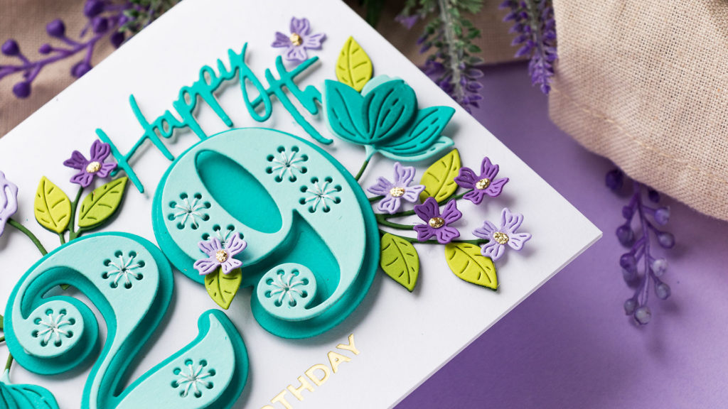 Spellbinders | Personalized Stitched Numbers Birthday Cards. Video ...