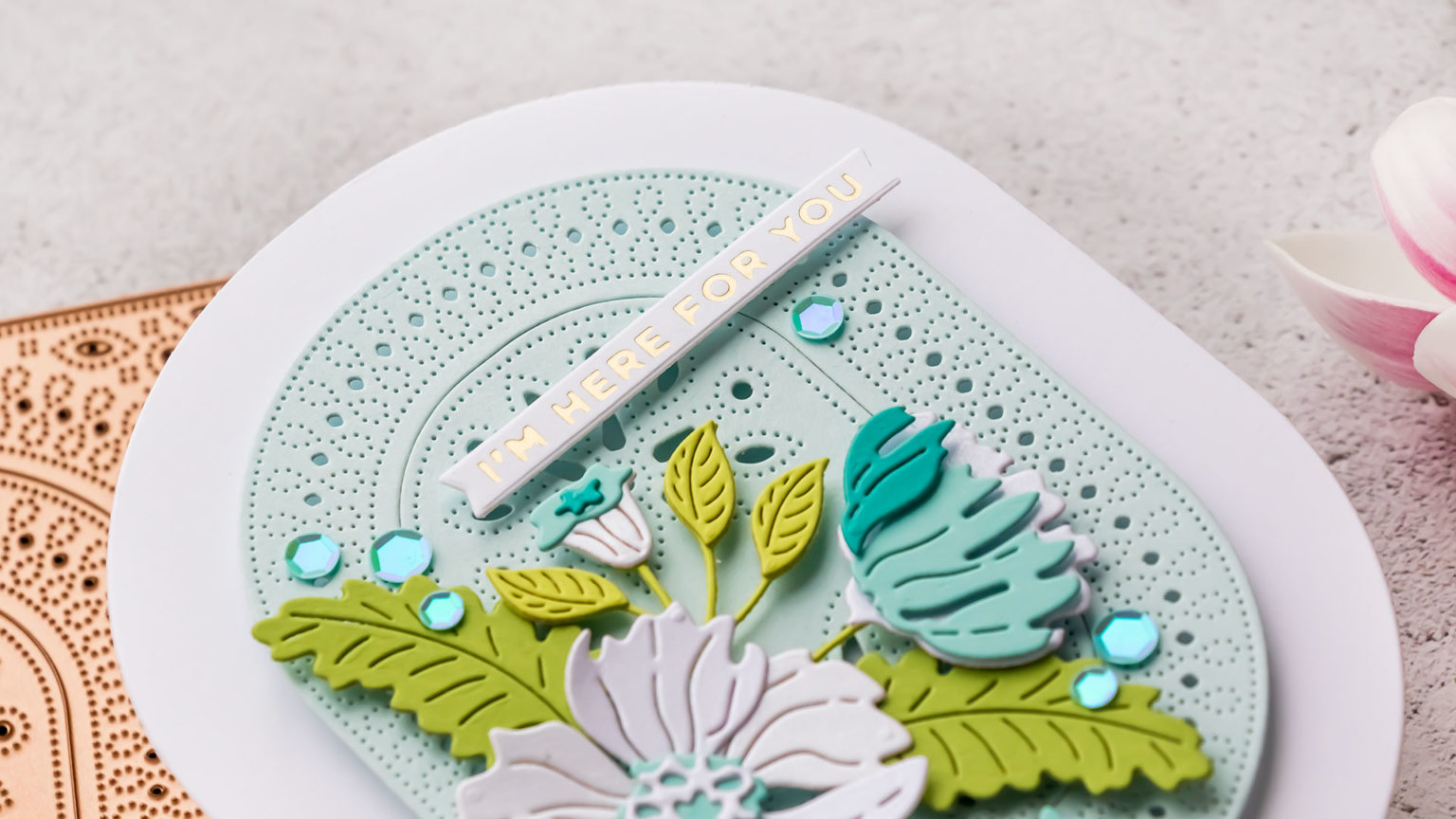 Spellbinders | Oval Shaped Cards. Video | Yana Smakula