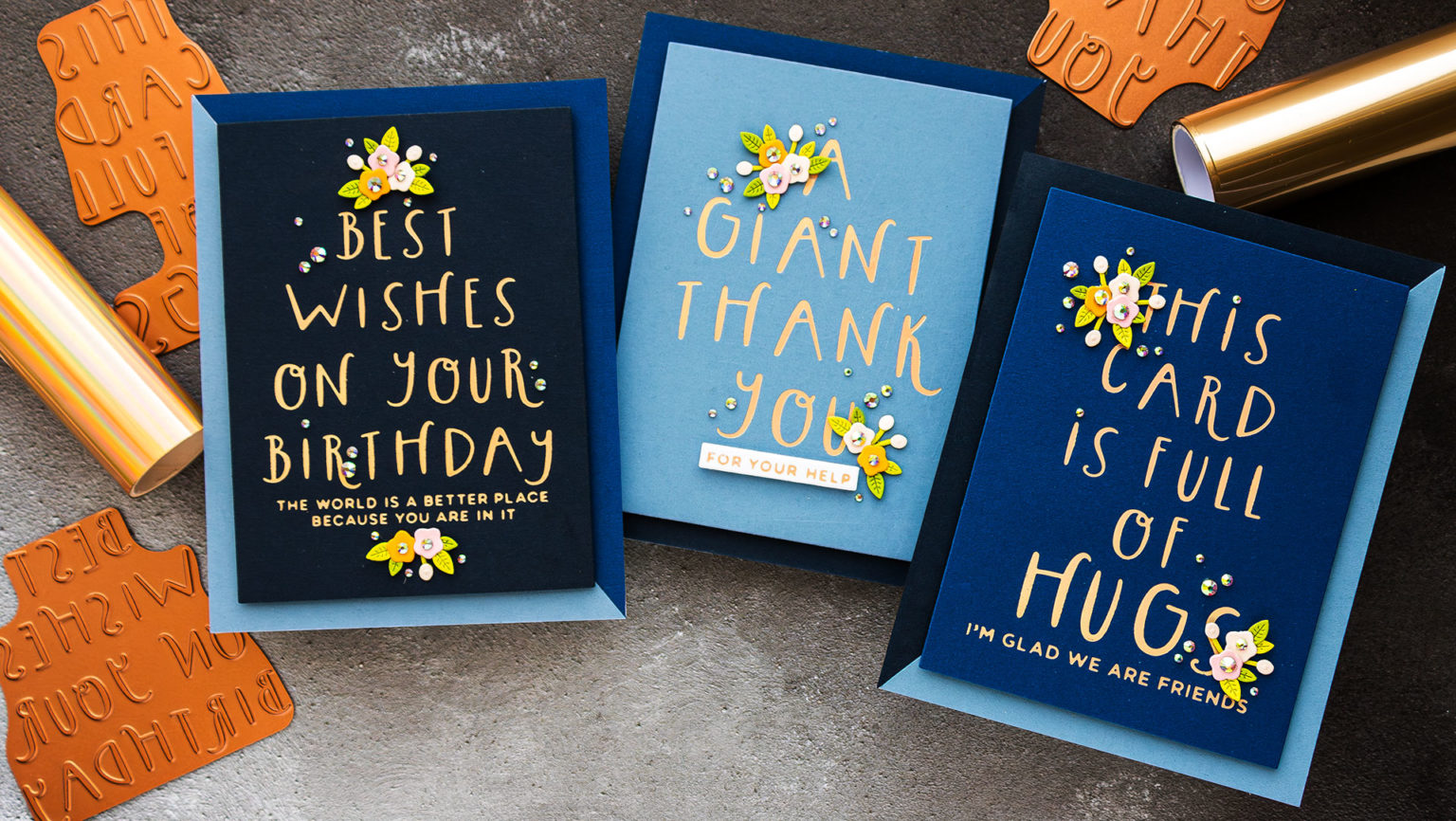 Spellbinders | 4 Tips for Dressing Up Glimmer Card Front Sentiments ...