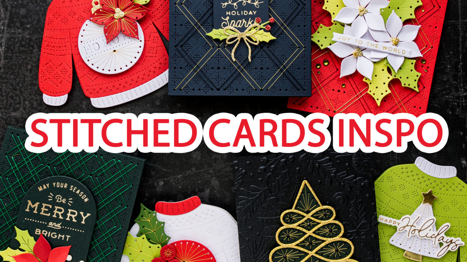 Stitched For Christmas – Stitching Card Ideas with Spellbinders. Video ...