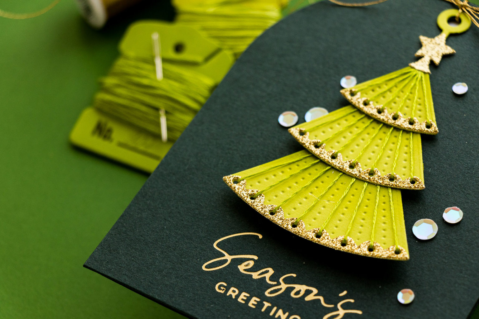 SPOILER! 12 Days of Stitchmas Spellbinders Advent Calendar Day 1. Video ...