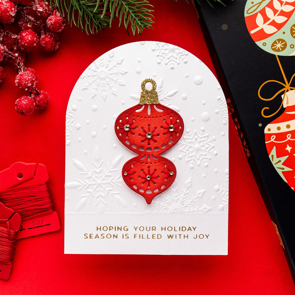 SPOILER! 12 Days of Stitchmas Spellbinders Advent Calendar Day 3. Video ...
