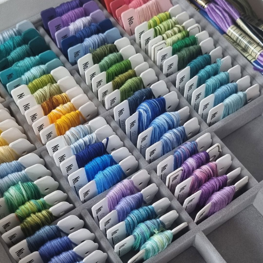 Spellbinders | Stitched Bobbin Die for Custom Thread Storage | Yana Smakula