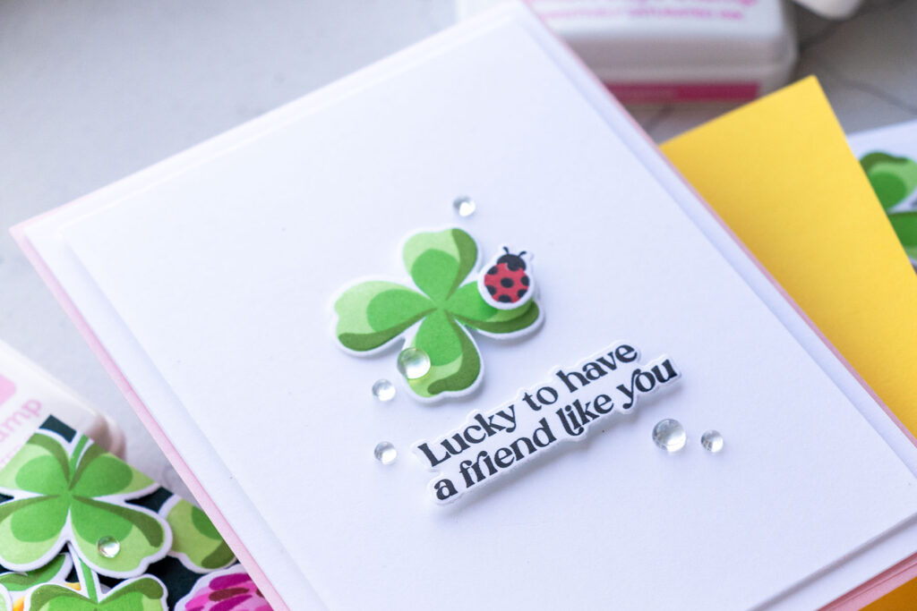Easy Stamped Good Luck Cards. Video | Yana Smakula