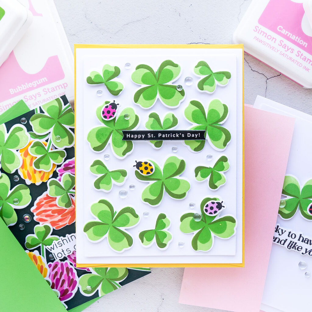Easy Stamped Good Luck Cards. Video | Yana Smakula