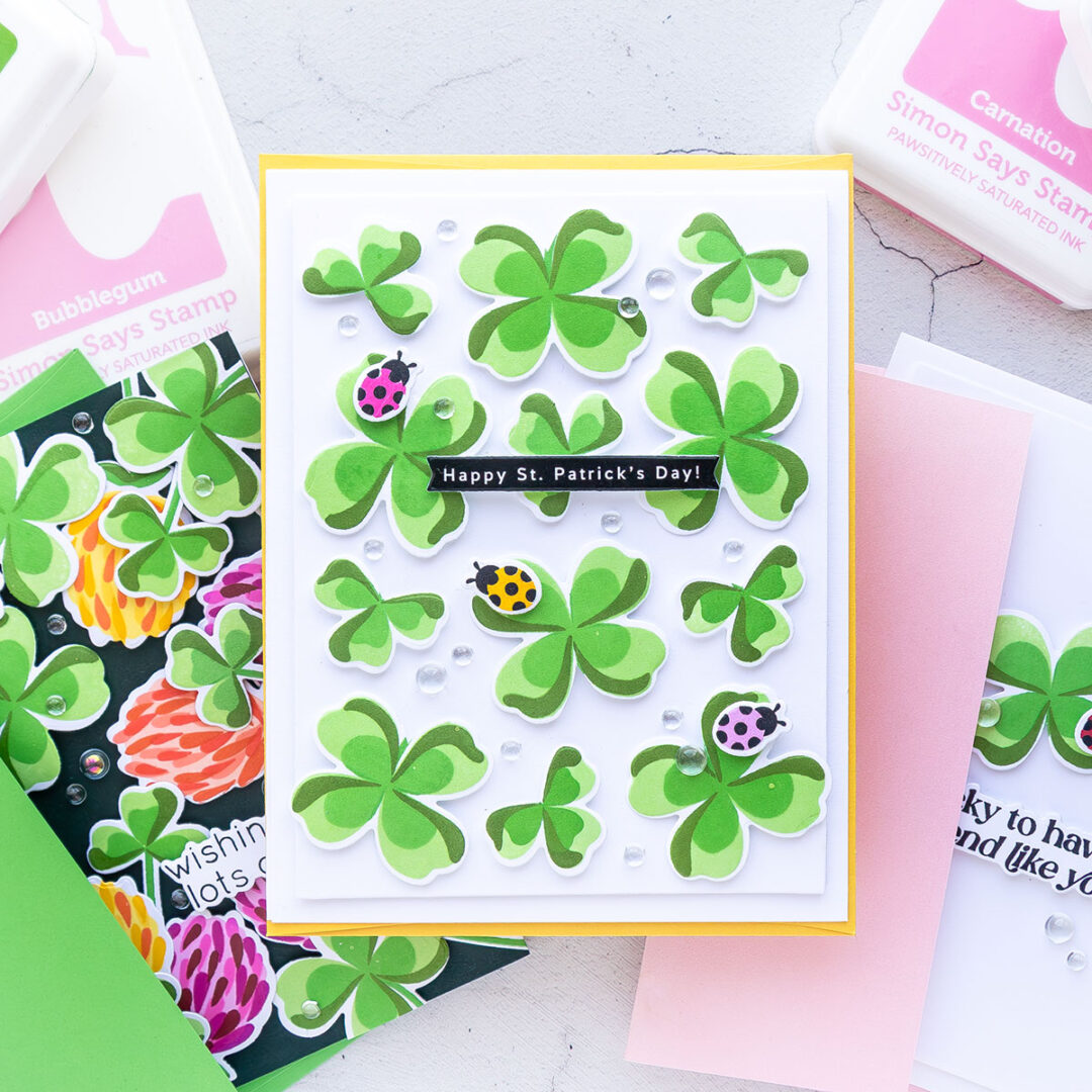 Easy Stamped Good Luck Cards. Video | Yana Smakula