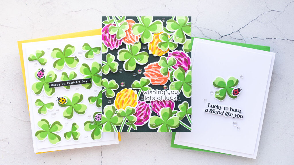 Easy Stamped Good Luck Cards. Video | Yana Smakula