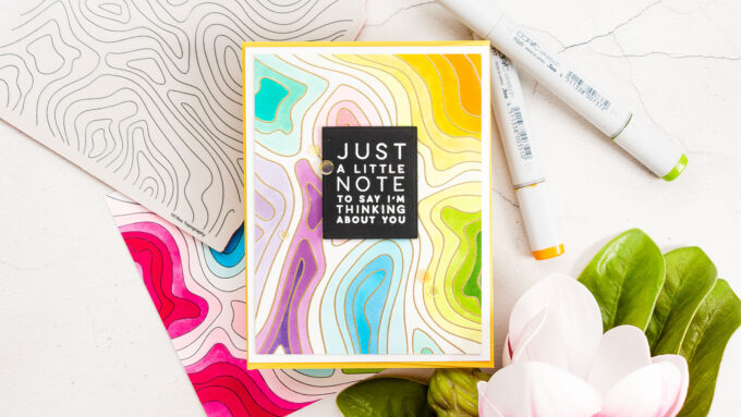 Easy Stamped Good Luck Cards. Video | Yana Smakula