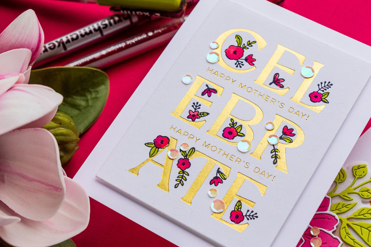 Spellbinders | How to Use Celebrate Flowers Registration Press Plate ...