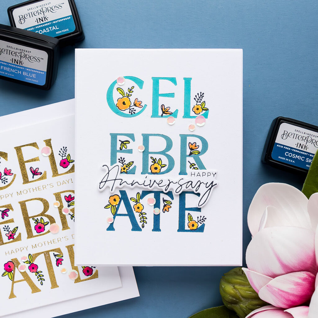 Spellbinders | How to Use Celebrate Flowers Registration Press Plate ...