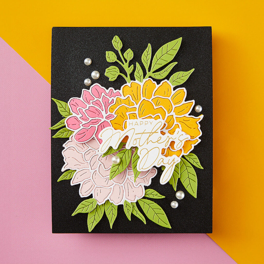 Spellbinders | How to Use Peony Celebration Die. Video | Yana Smakula