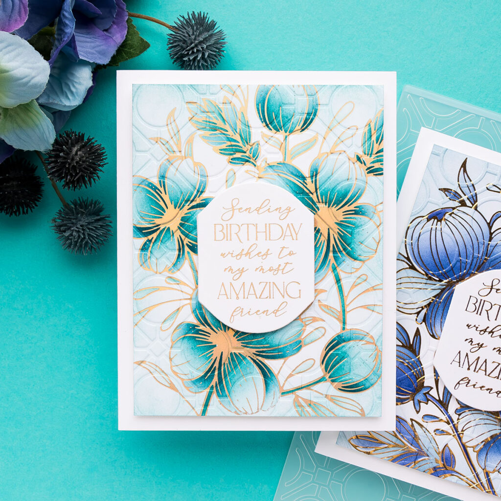 Spellbinders | Interior Design Inspired Cards – Glimmering Flowers ...
