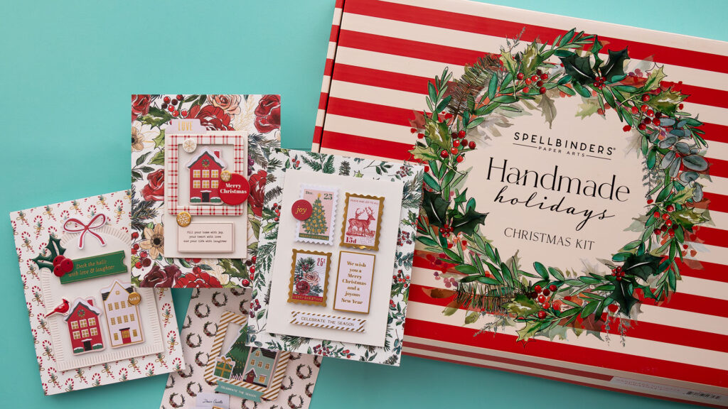 Unboxing Spellbinders Handmade Holidays Christmas Card Kit | Video ...