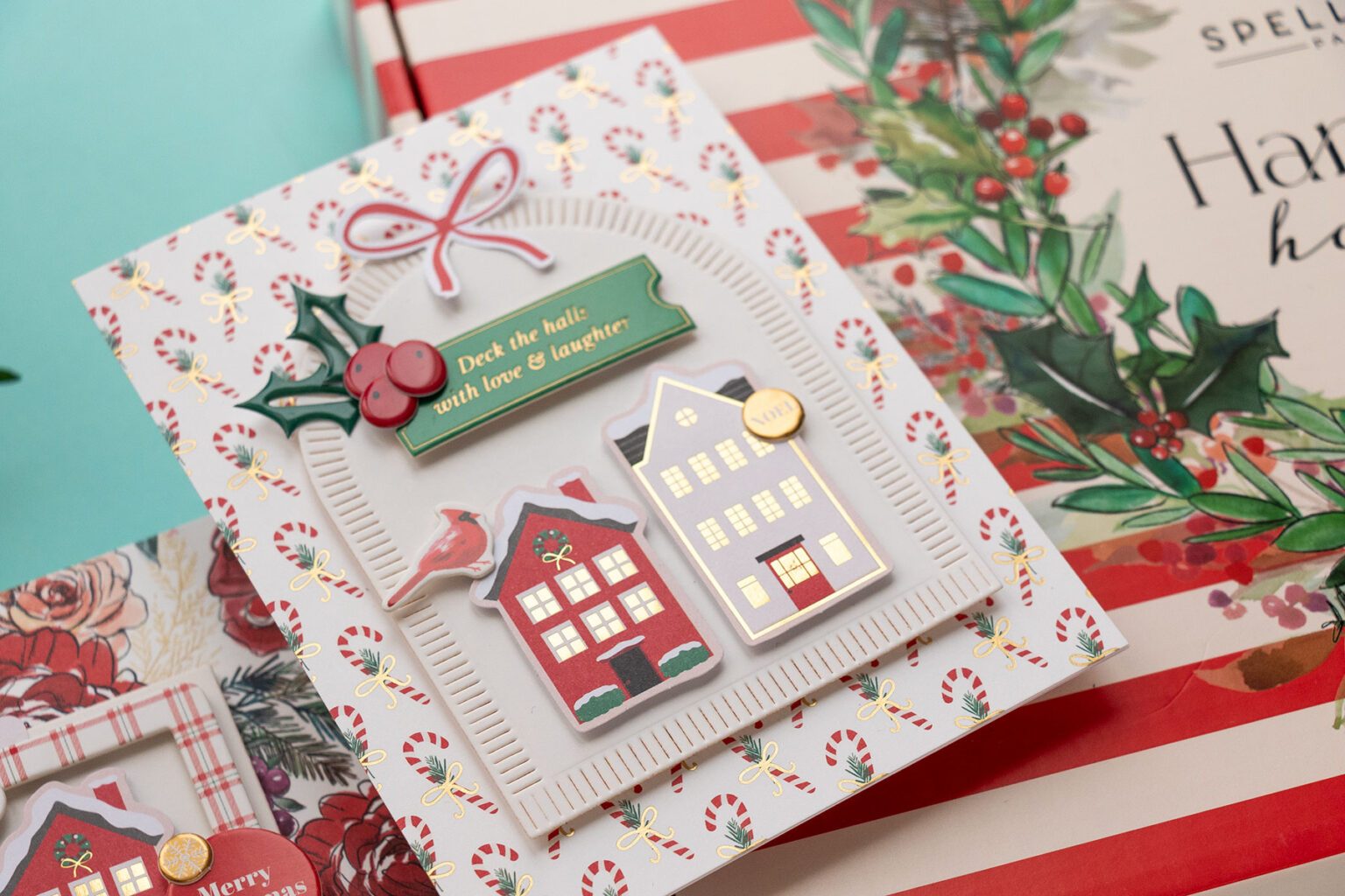 Unboxing Spellbinders Handmade Holidays Christmas Card Kit | Video ...