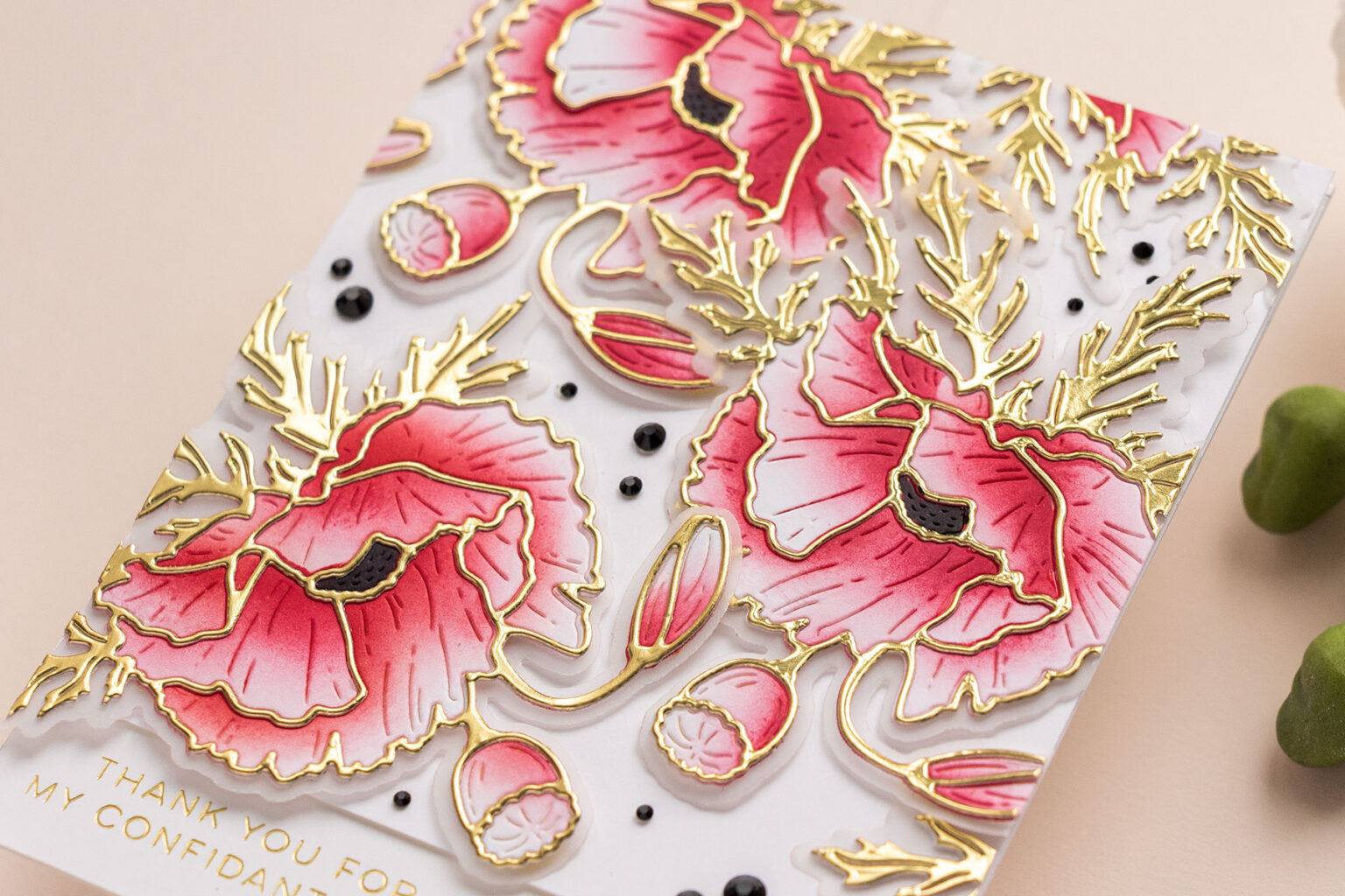 Spellbinders | How To Use the Poppy Die. Video | Yana Smakula