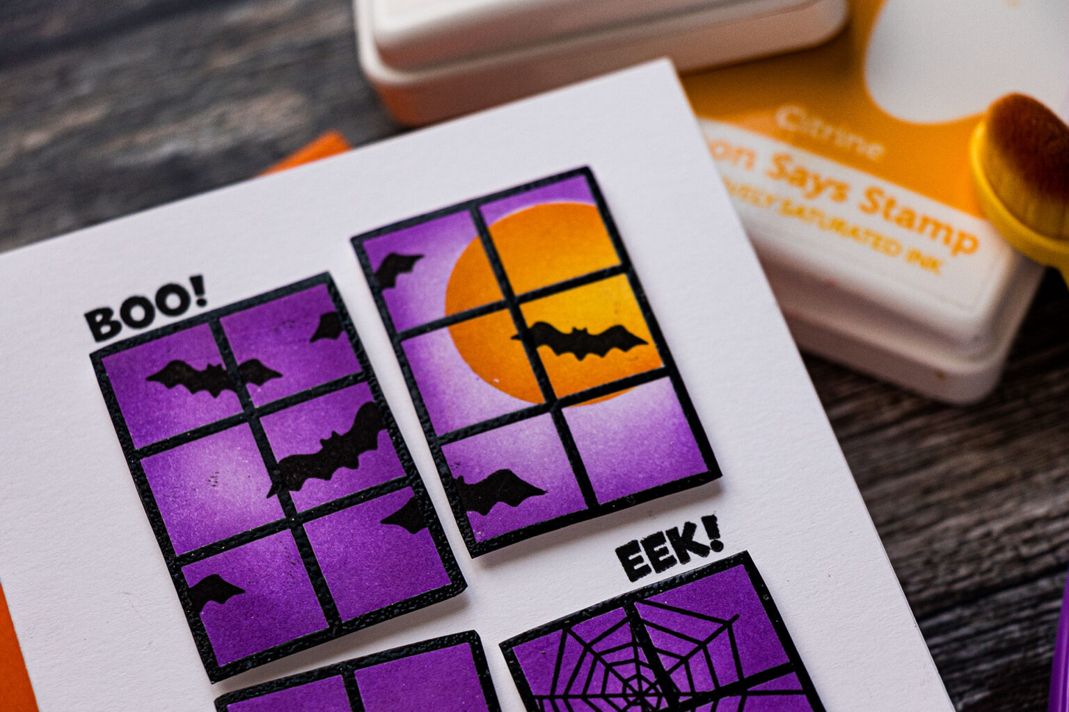 STAMPtember! | Simon Says Stamp Spooky Windows | Yana Smakula