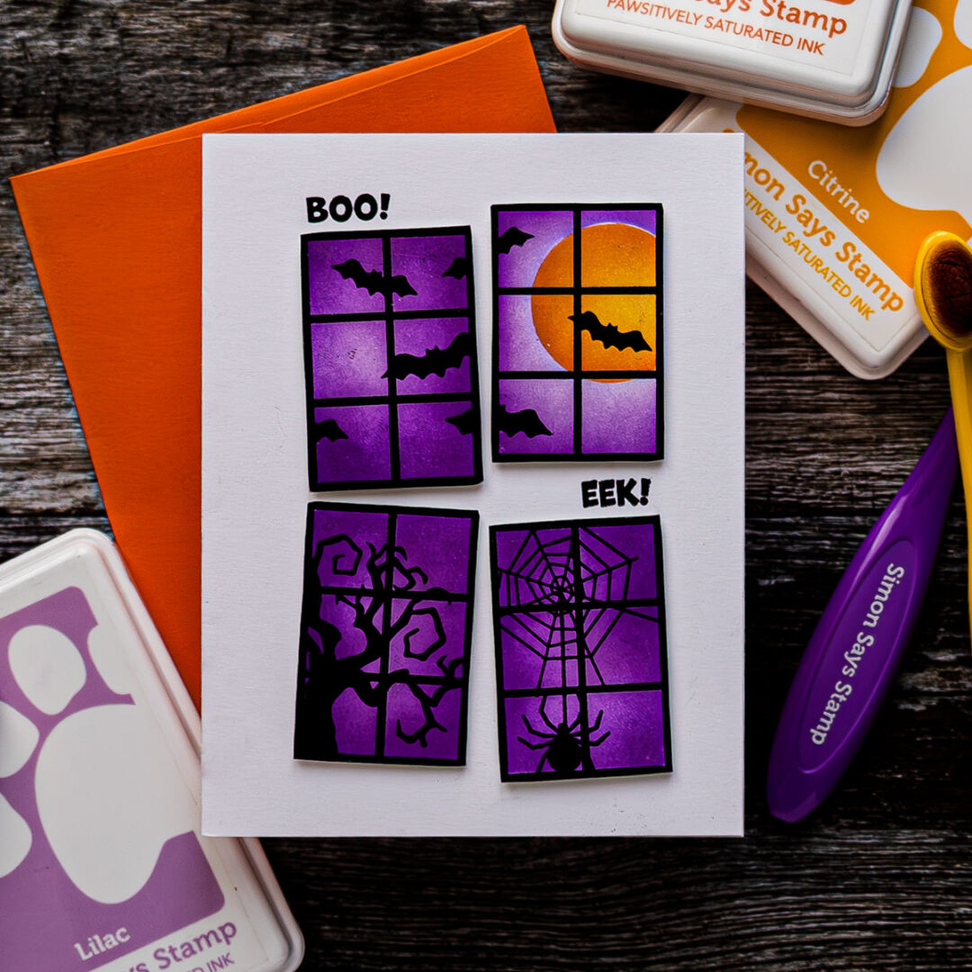 STAMPtember! | Simon Says Stamp Spooky Windows | Yana Smakula