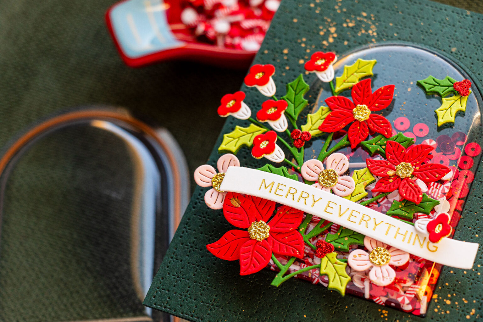 Spellbinders | Shaker Cards with Shaker Domes. Video | Yana Smakula