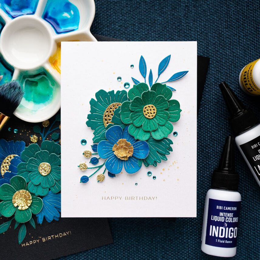 Make Your Own Colored Cardstock with Intense Liquid Colors. Video ...