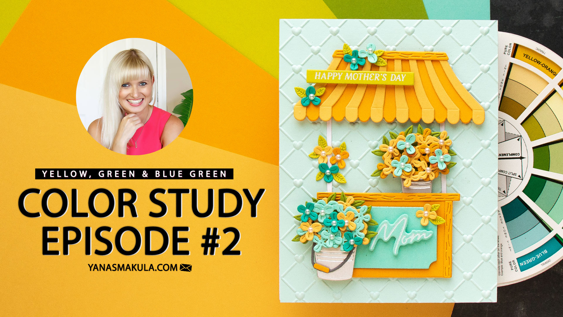 Color Study Series. Episode #2 | Yellow, Green & Blue Green | Yana Smakula