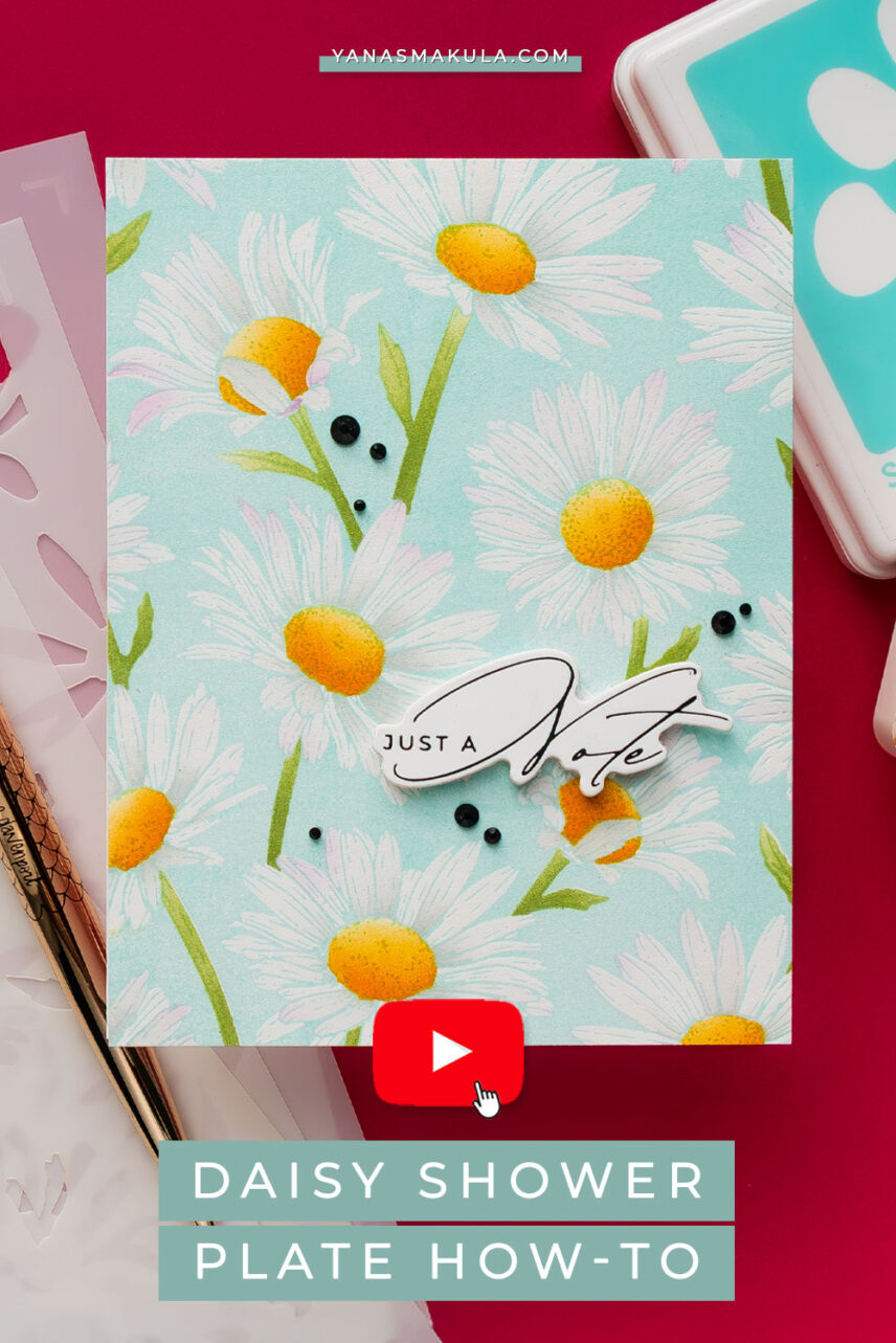 How To Use the Spellbinders Daisy Shower BetterPress Plate & Coloring ...