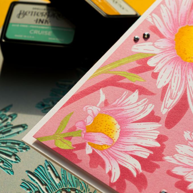How To Use Spellbinders Daisy Trio BetterPress Plate & Stencils | Video ...