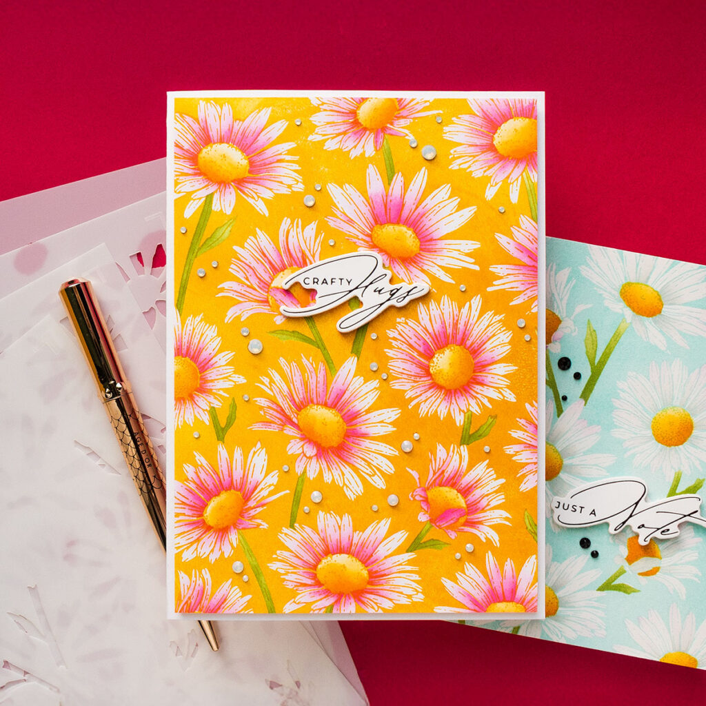 How To Use the Spellbinders Daisy Shower BetterPress Plate & Coloring ...