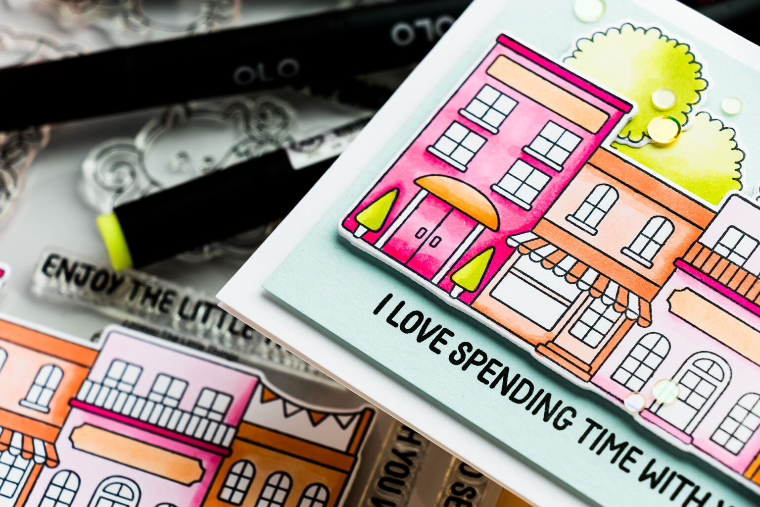 Simon Says Stamp | Creating with a Limited Color Palette. Video | Yana ...