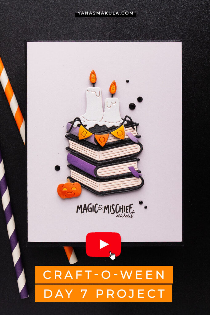 Spellbinders | 13 Days of Craft-o-Ween: Day 7. Video | Yana Smakula