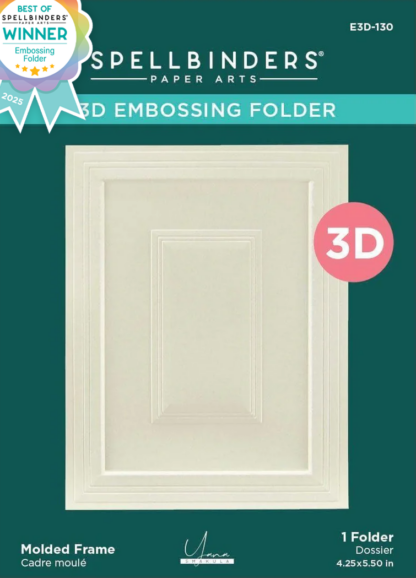 Six Ways to Use the Molded Frame Embossing Folder | Yana Smakula